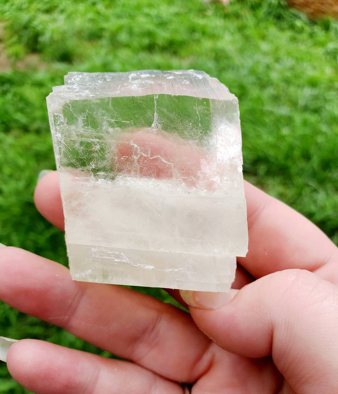 Clear Calcite - Iceland Spar - Optical Calcite - Calcite - Etsy Österreich