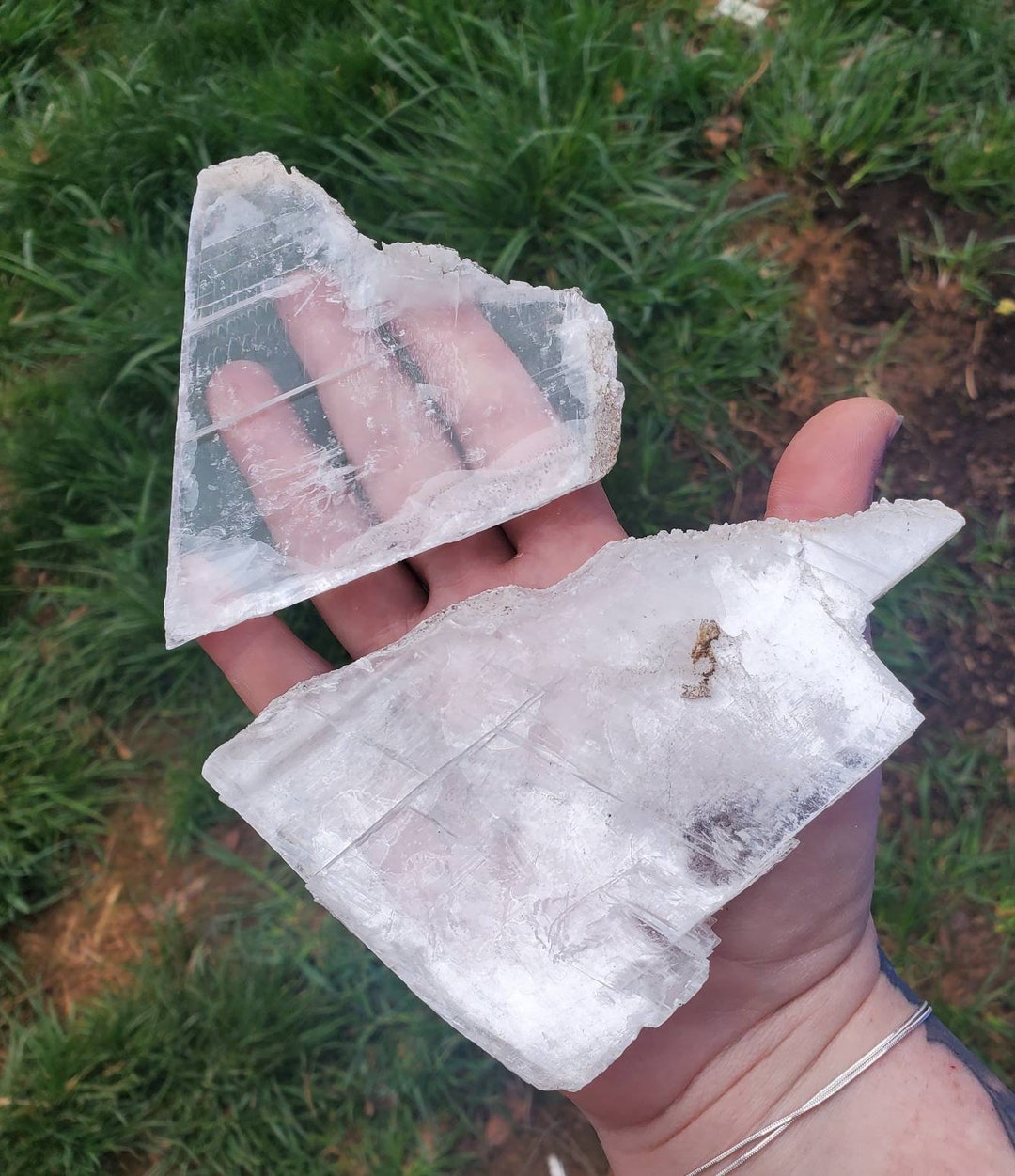 Natural Selenite Chunks Raw Selenite Slabs Gypsum Satin Spar - Etsy