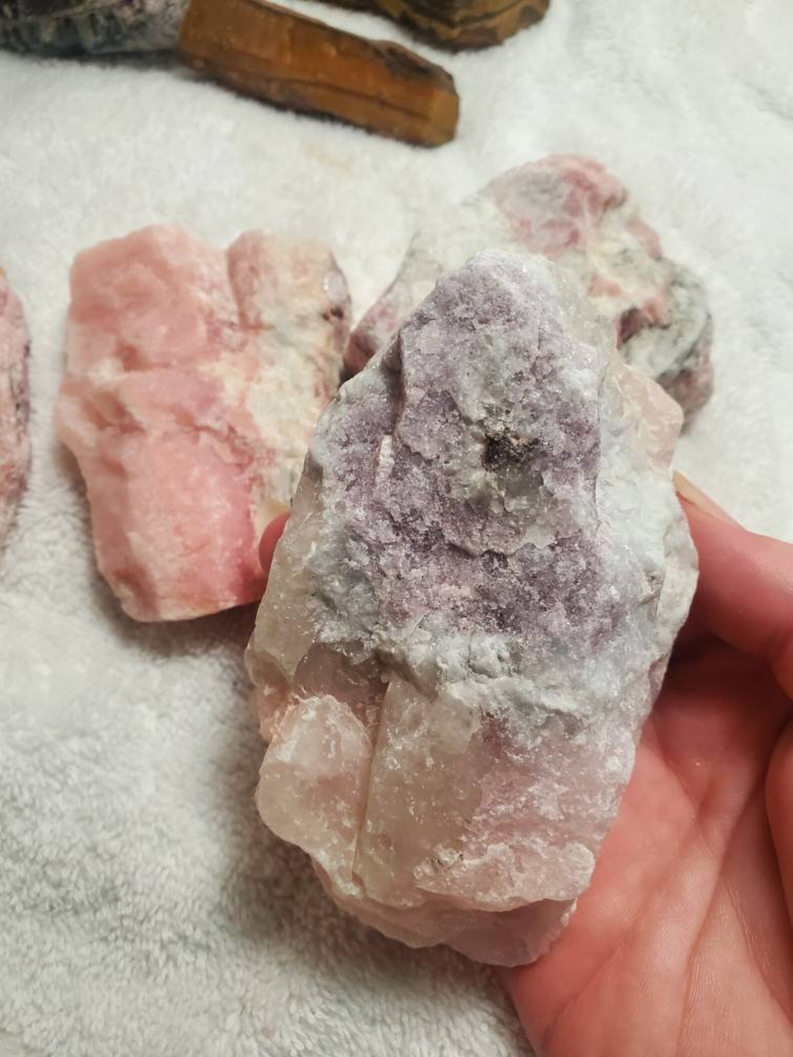 Raw Pink Petalite Pink Stone Ethically Sourced - Etsy