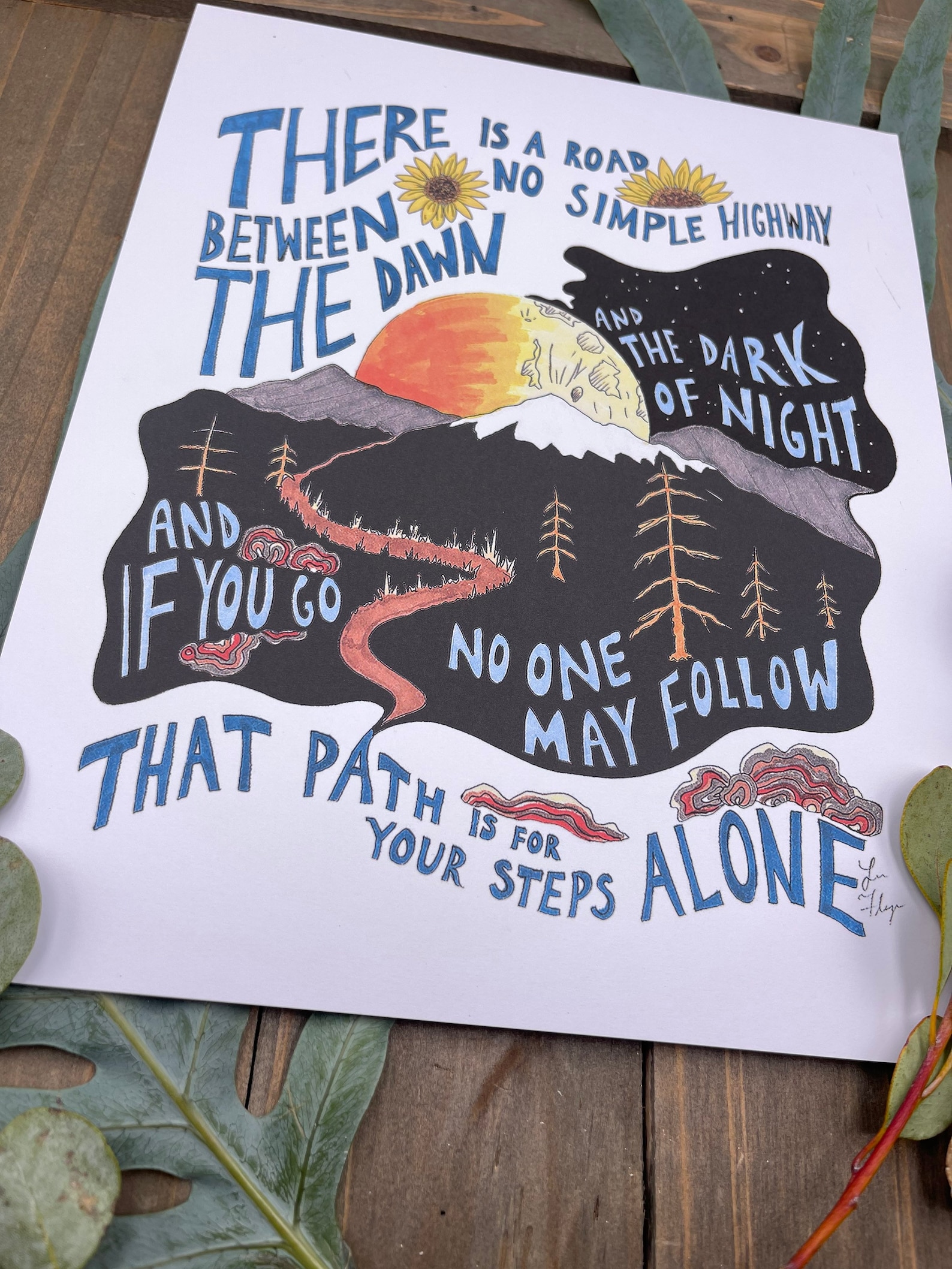 Grateful Dead Ripple Song Lyric Art - Etsy