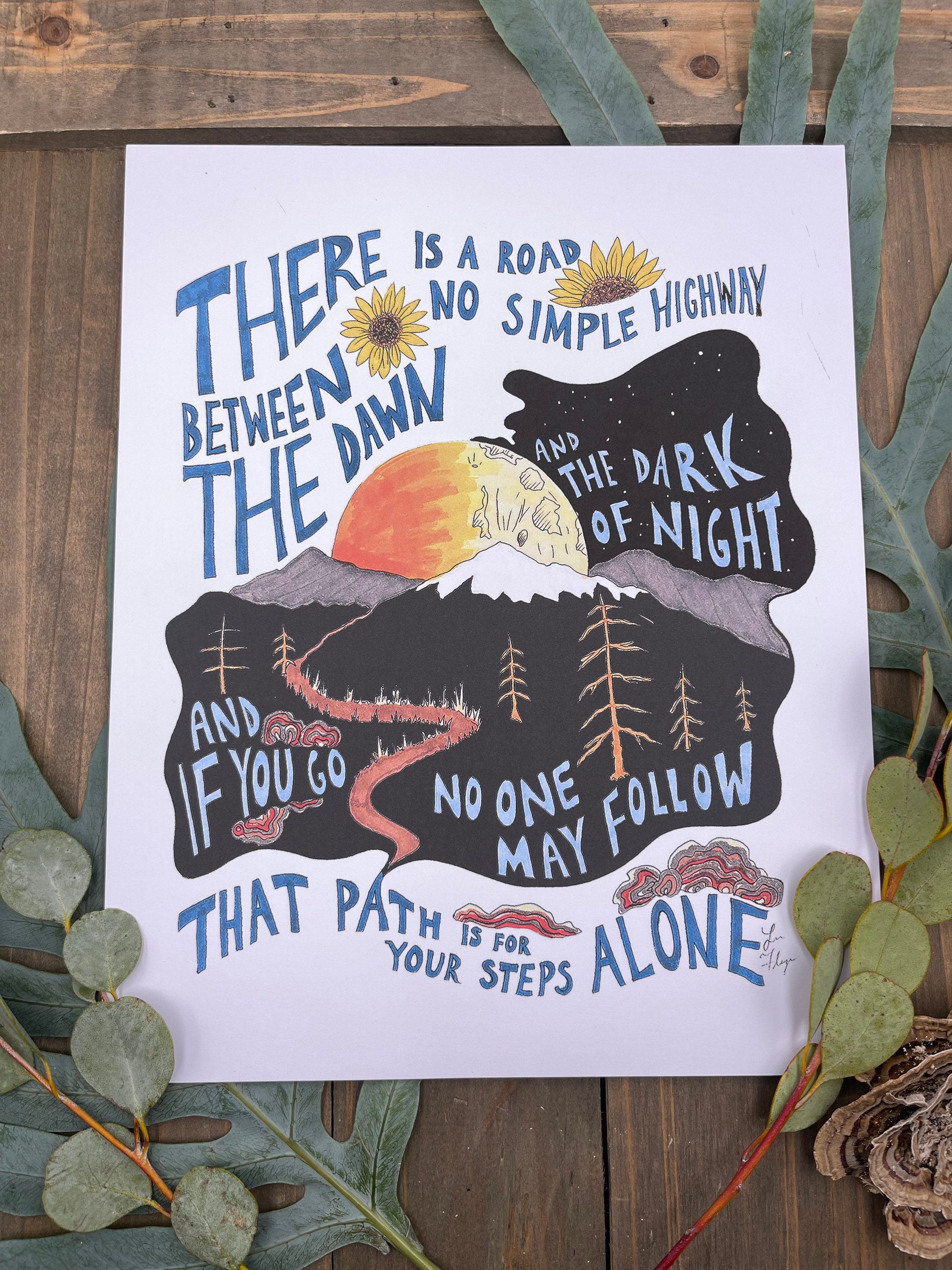 Grateful Dead Ripple Song Lyric Art | Etsy