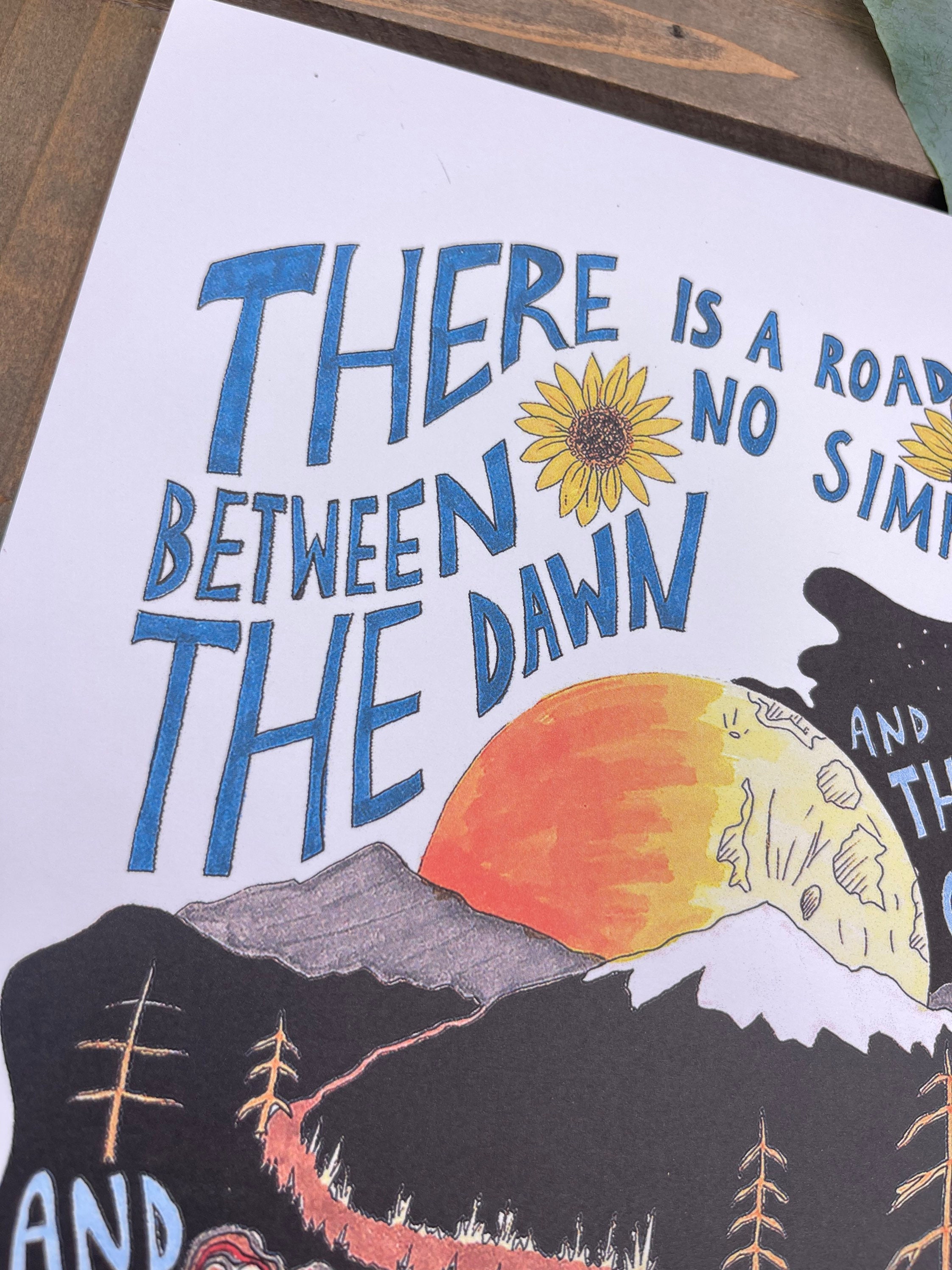 Grateful Dead Ripple Song Lyric Art - Etsy