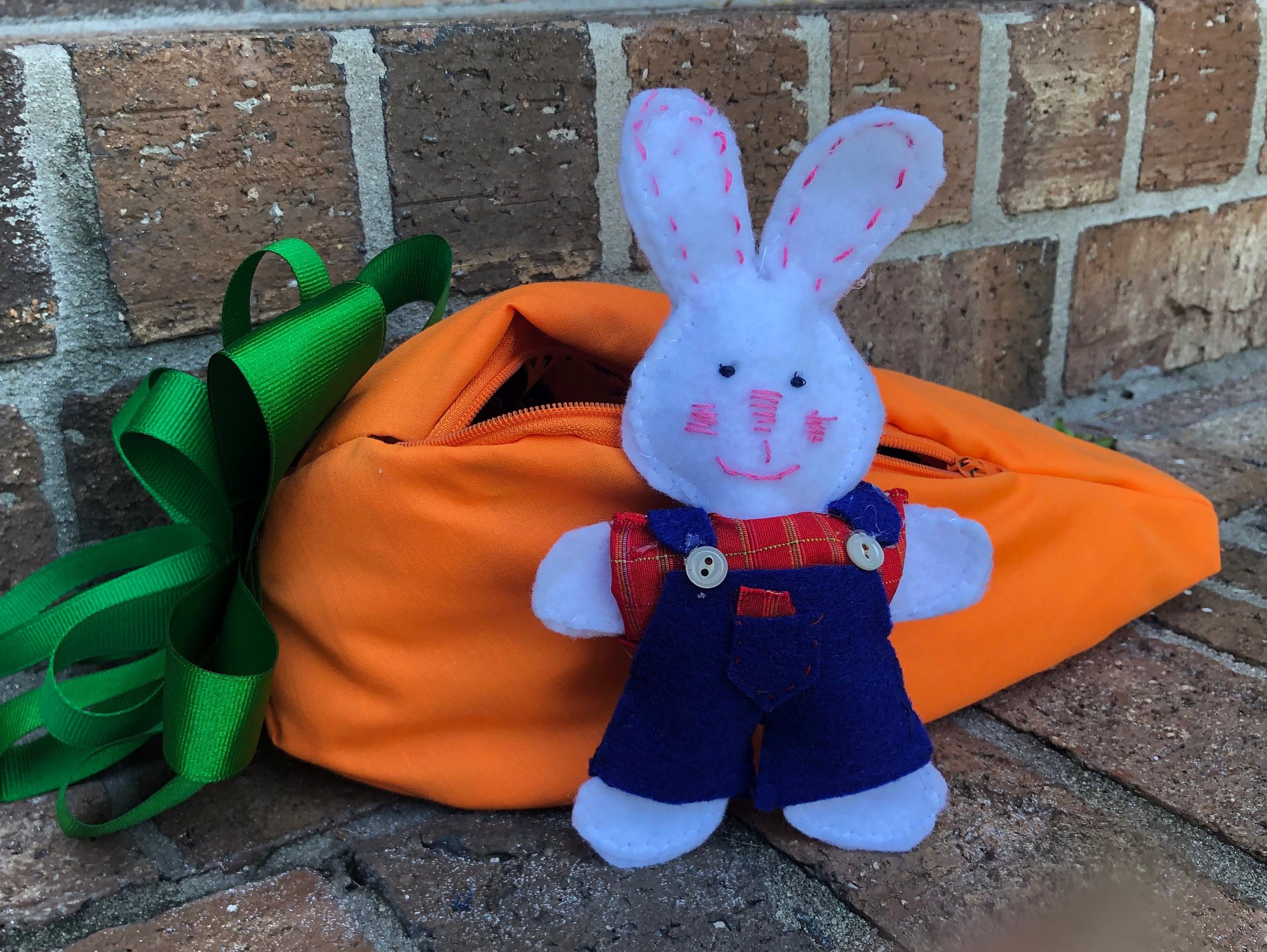 Family of Rabbits in Zippered Carrot - Etsy