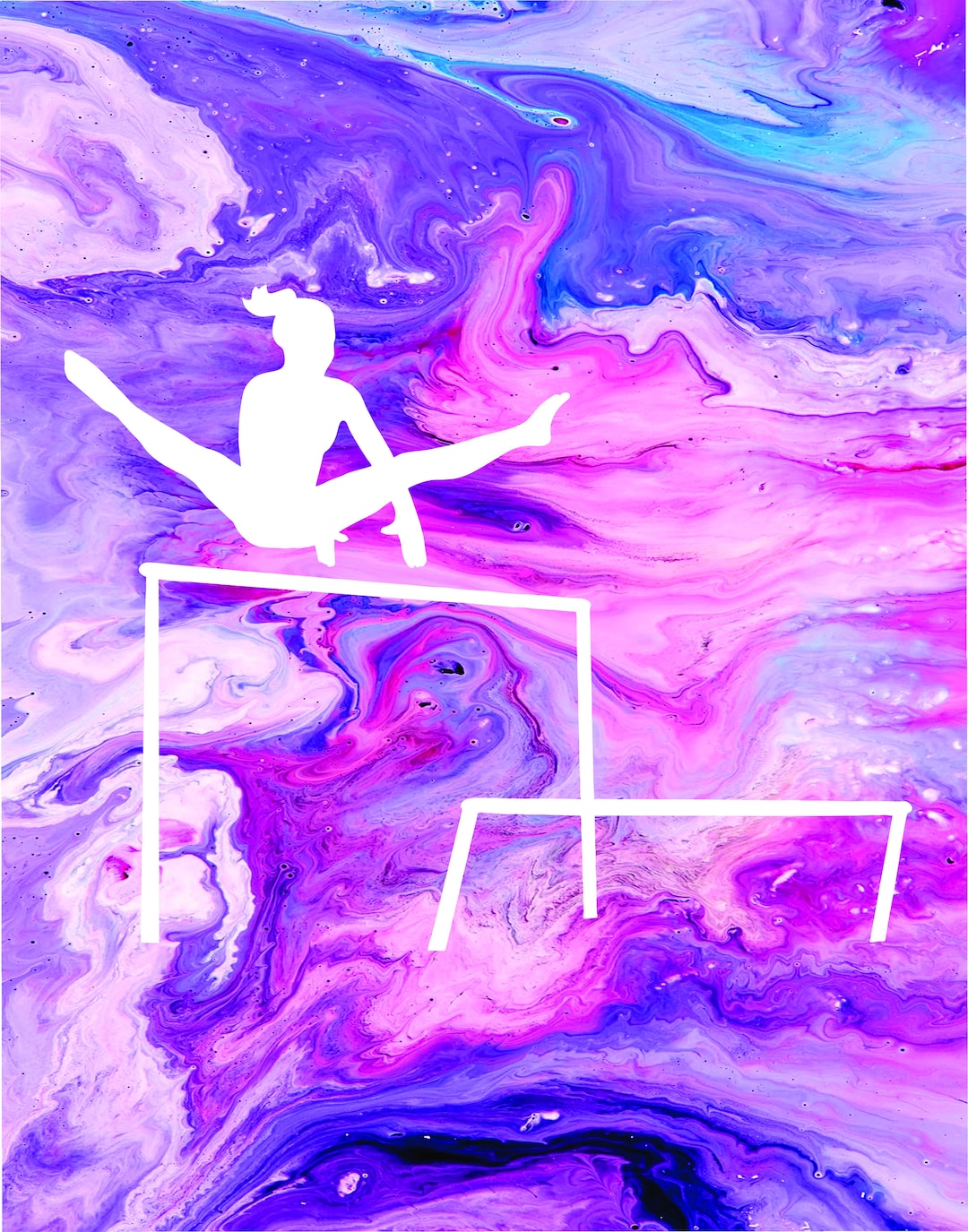 Gymnastics Wall Art Set of 3: Quote and 2 Gymnast Images - Etsy