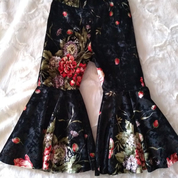 Velvet Bell Bottoms - Etsy