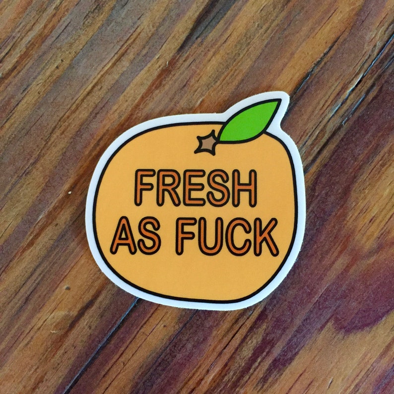 Cute Sticker. Funny Sticker. Vinyl Sticker. Dishwasher Safe. - Etsy