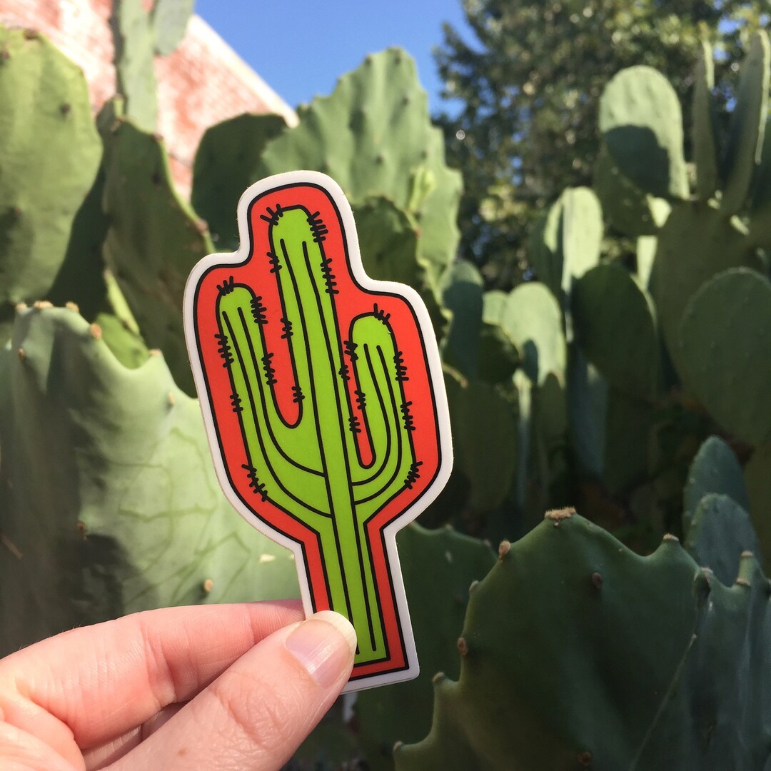 Cactus Sticker. Vinyl Sticker. Cute. Trendy Sticker. Laptop - Etsy