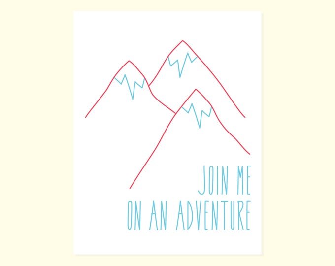 Join Me...on an Adventure. Let's Go. Travel. - Etsy