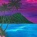 Diamond Head Painting. Original is on Canvas. Acrylic Painting. Prints ...