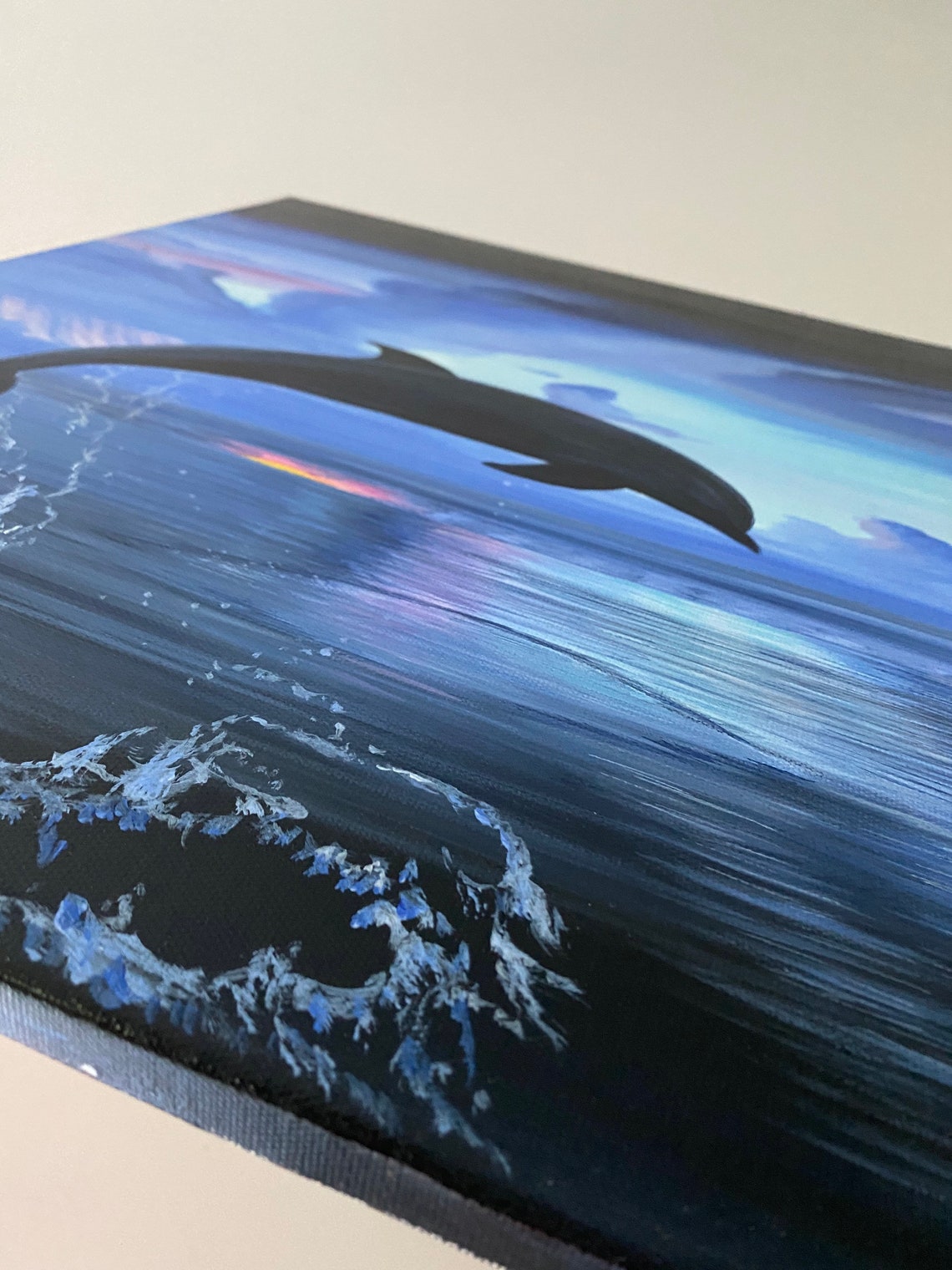 Dolphin Artwork | Etsy