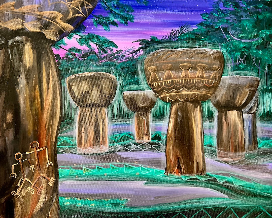 Guam Chamorro Latte Stone Artwork - Etsy