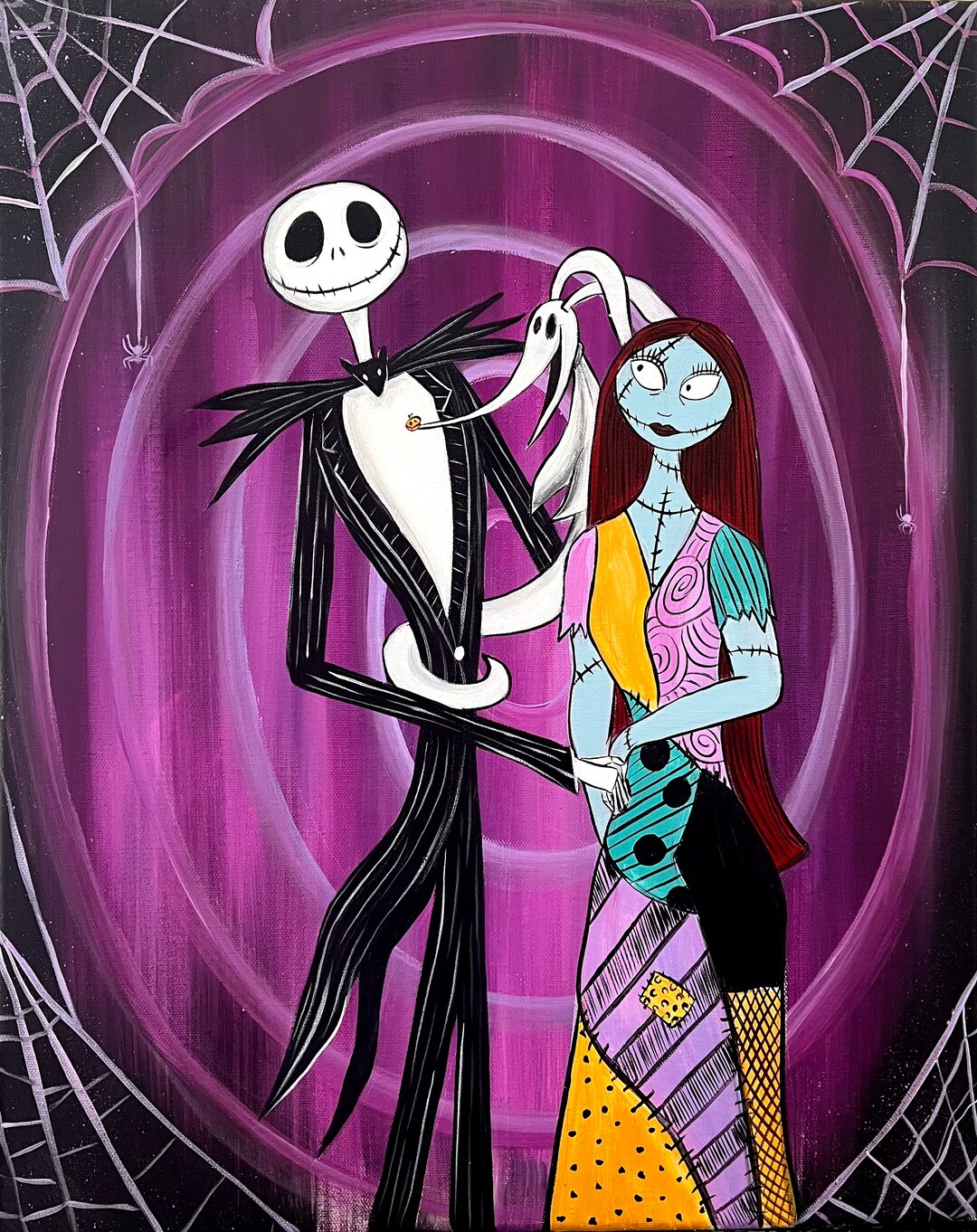 Jack and Sally Artwork - Etsy