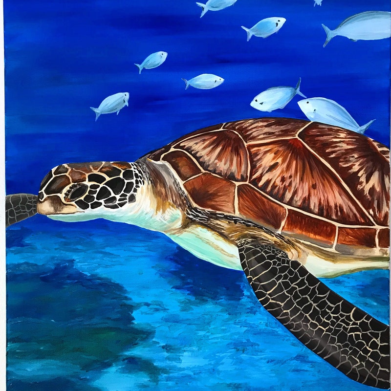 Honu Painting - Etsy