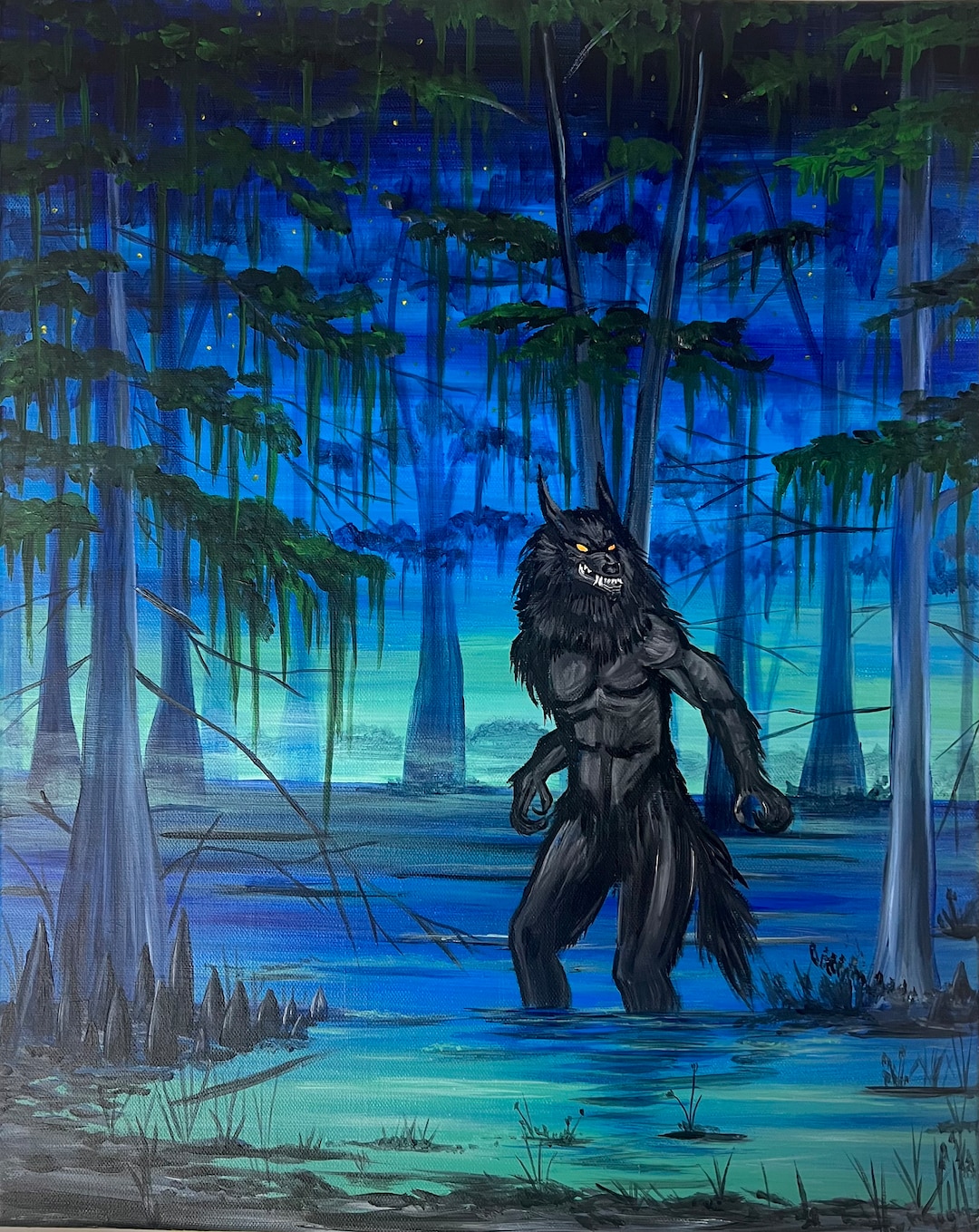 Loud-garou. Rogarou. Werewolf Fro the Bayou - Etsy