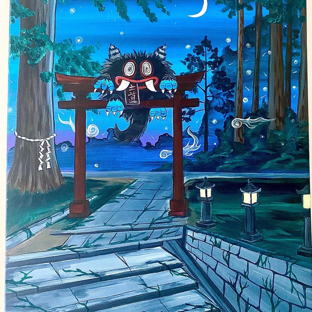 Otoroshi Yokai Art - Etsy
