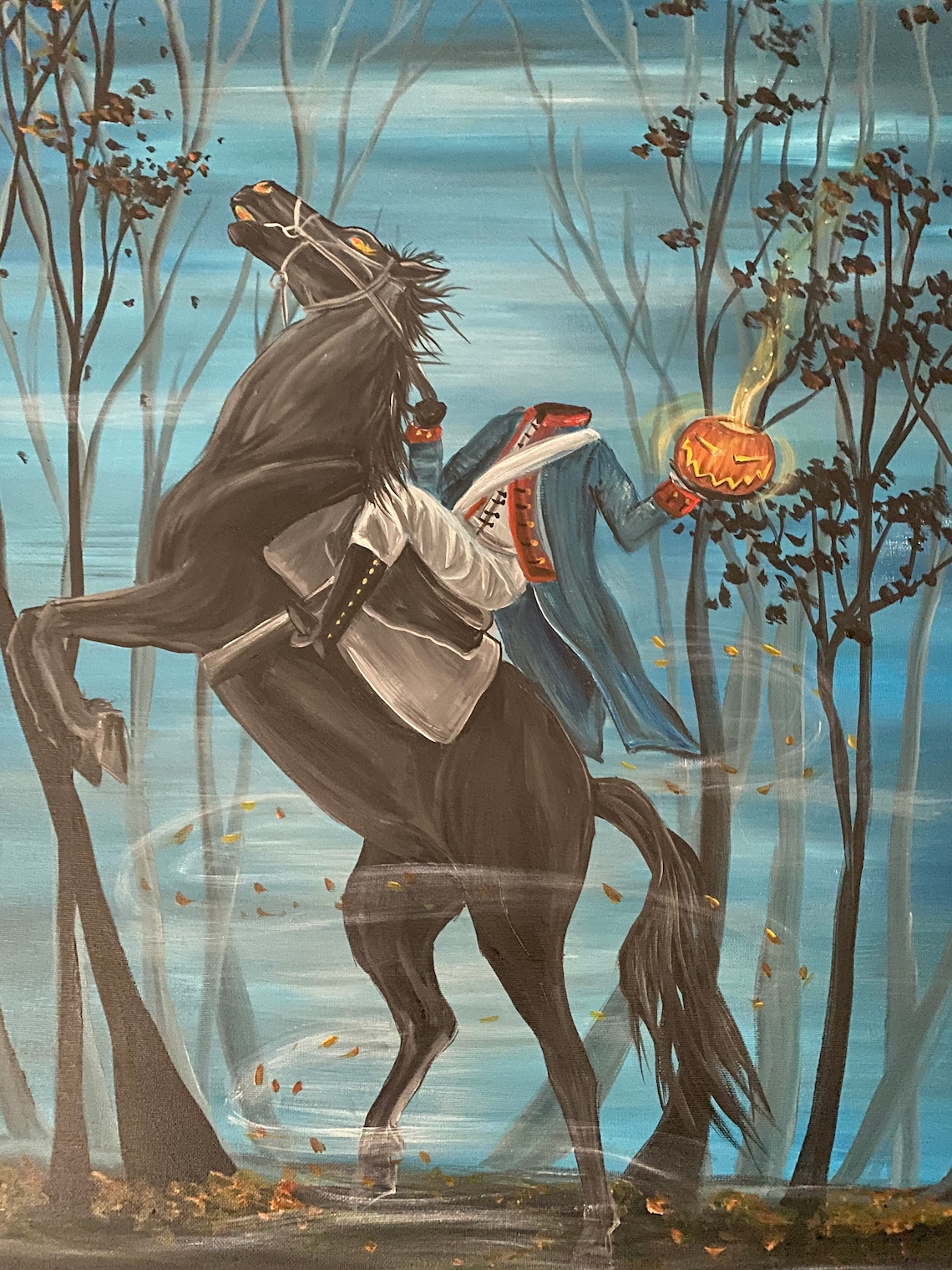 Headless Horseman Artwork | Etsy