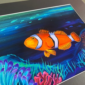 Clownfish Art Print - Etsy