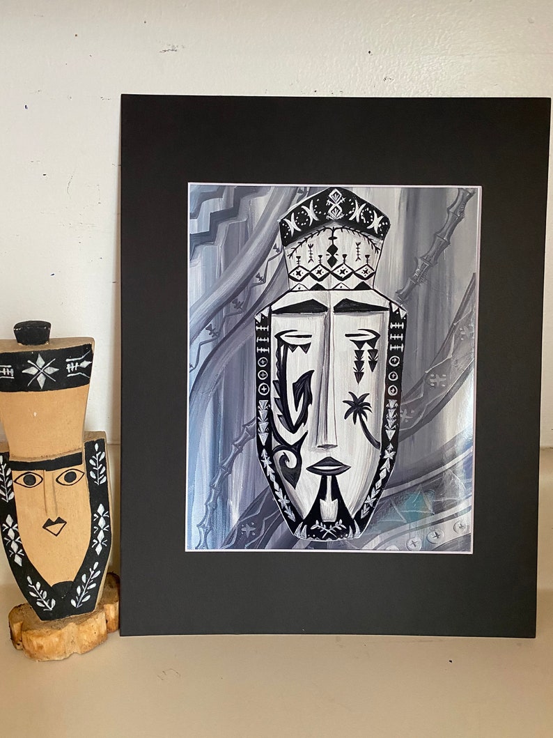 Chuukese Mask Painting - Etsy