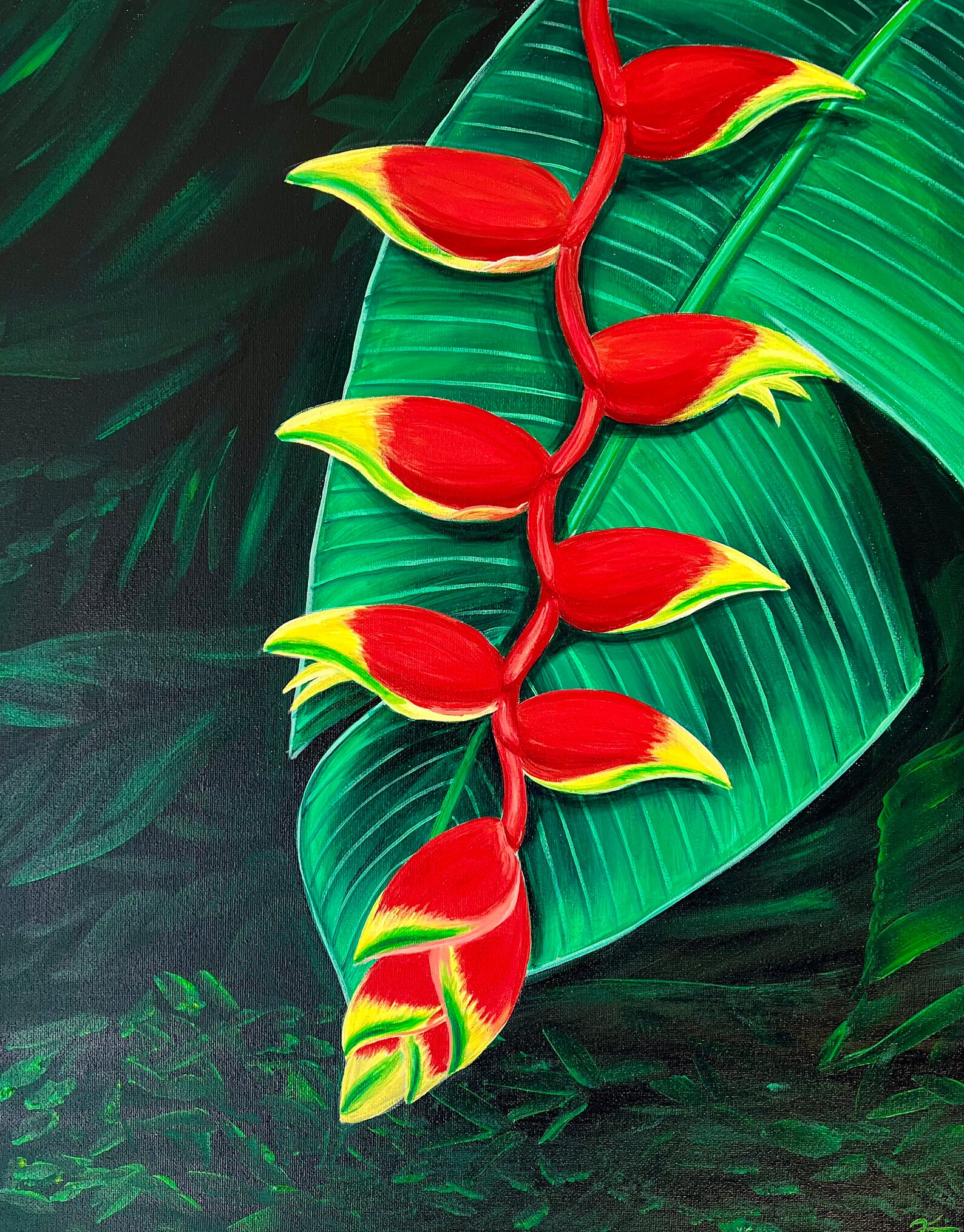 Heliconia Artwork - Etsy
