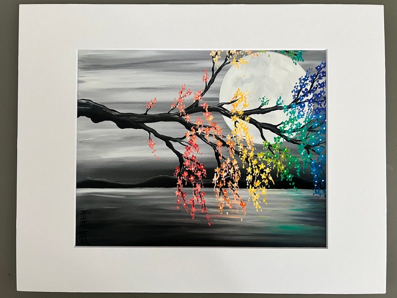 Rainbow Cherry Blossom Tree - Etsy