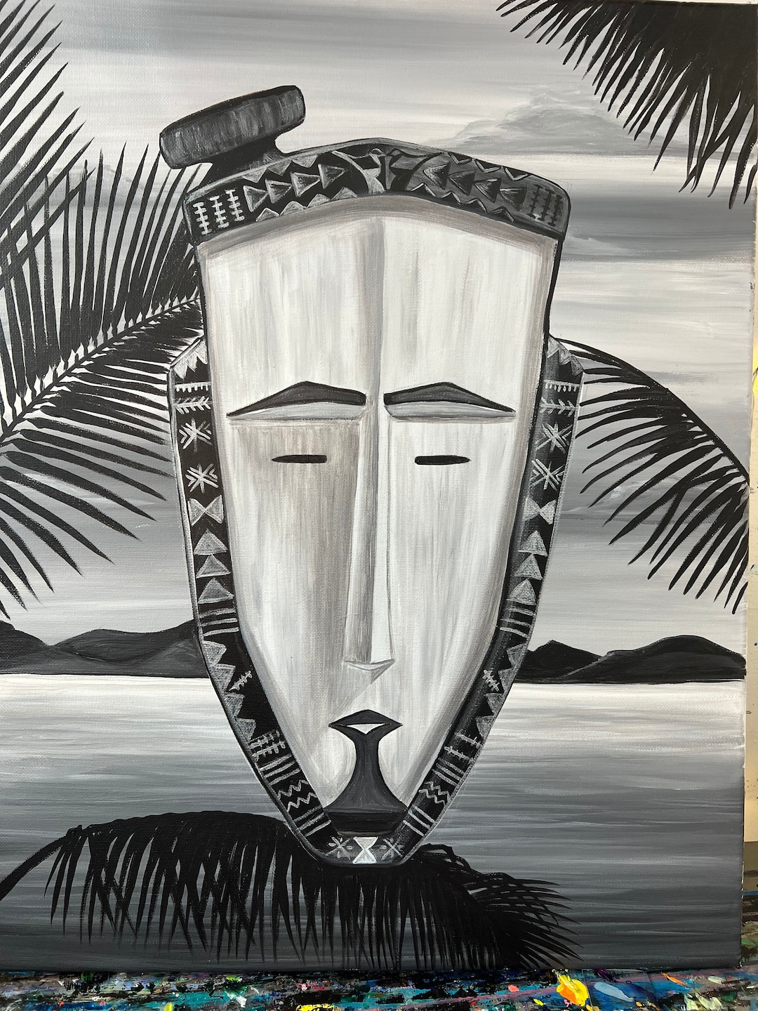 Chuukese Tapuanu Mask - Etsy