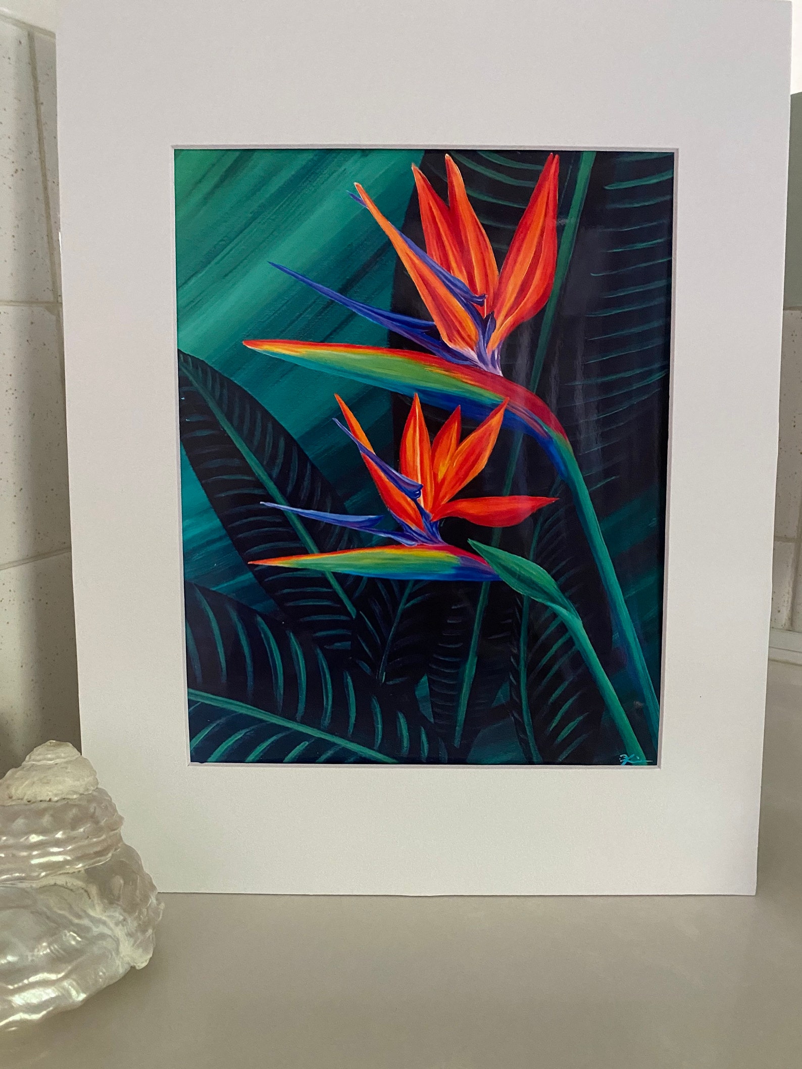 Bird of Paradise Artwork - Etsy