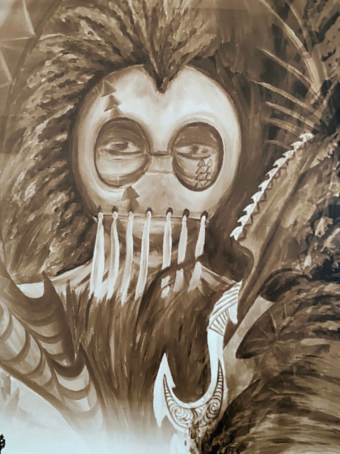 Hawaiian Ikaika Helmet Warrior. | Etsy