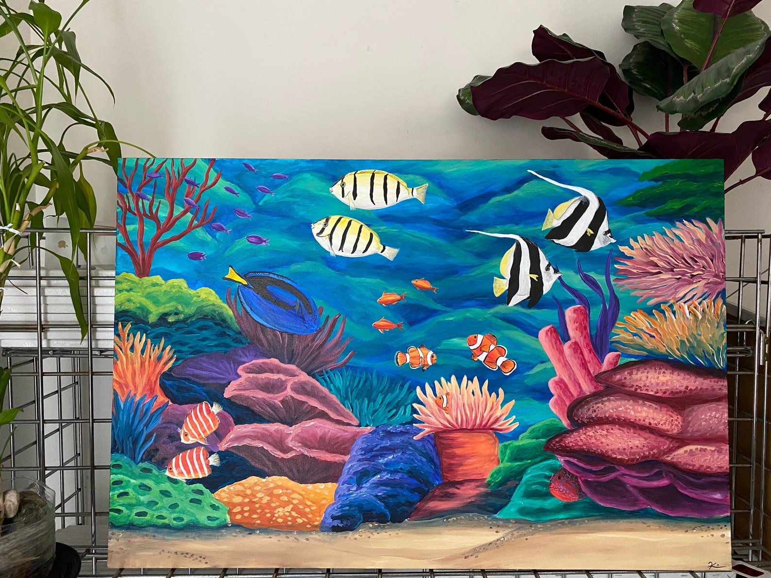 Tropical Waters Painting - Etsy