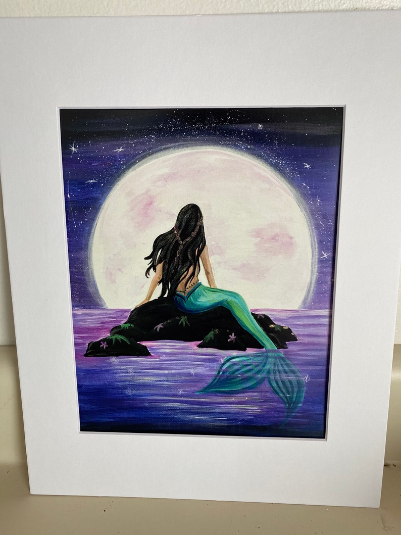 Mermaid Moon - Etsy