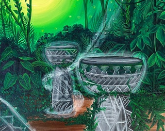 Guam Chamorro Latte Stone Artwork - Etsy