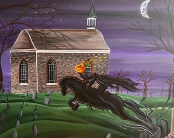 The Headless Horseman From the Legend of Sleepy Hollow - Etsy