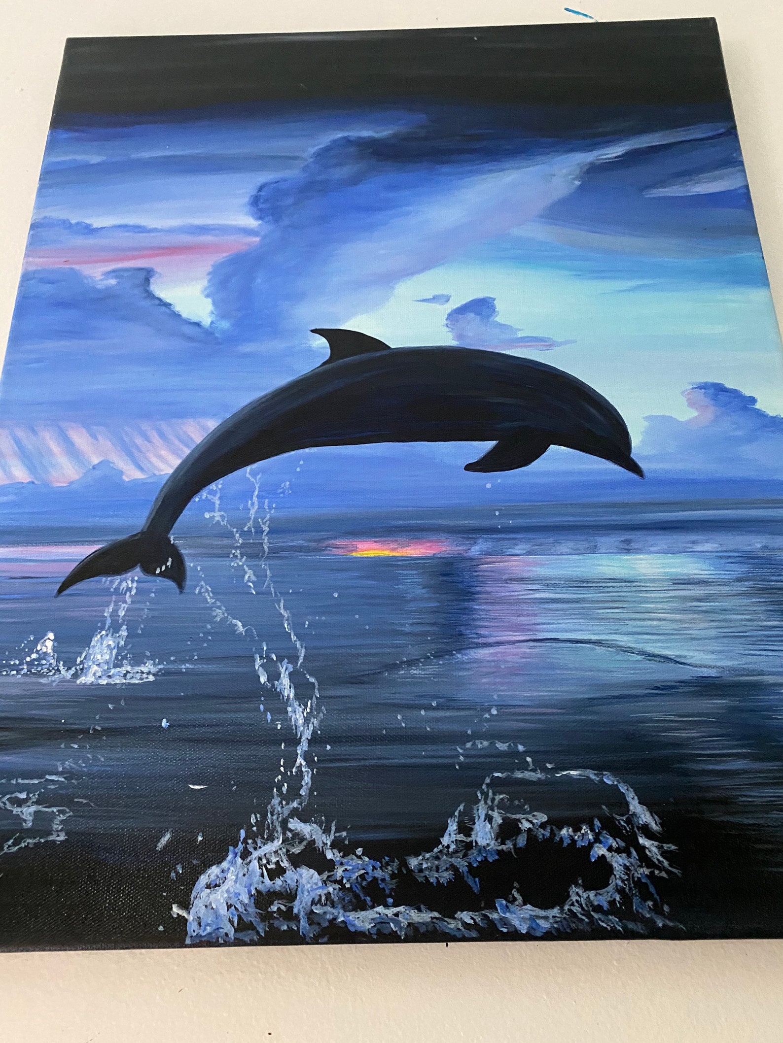 Dolphin Artwork | Etsy