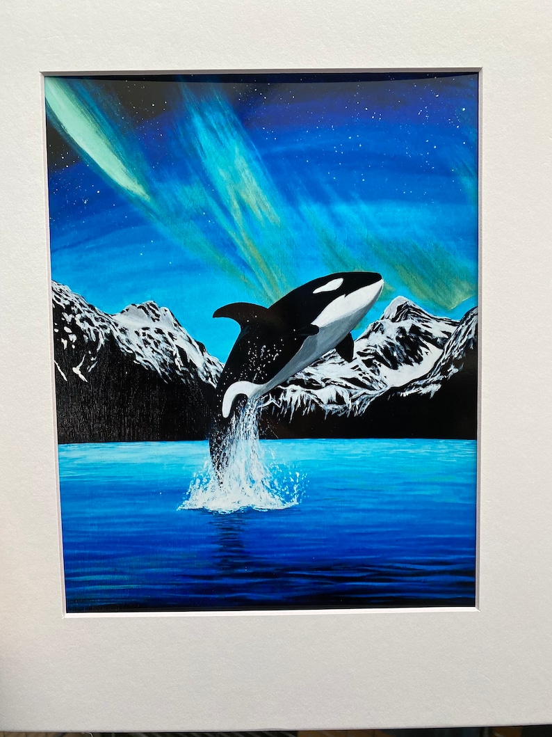 Orca Painting | Etsy