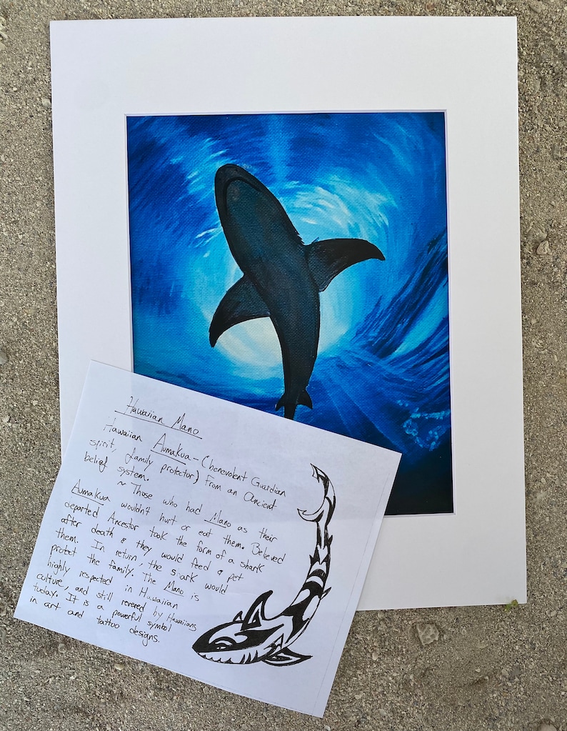 Buy Hawaiian Shark Shadow Online in India - Etsy