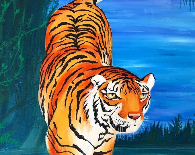 Tiger Painting - Etsy