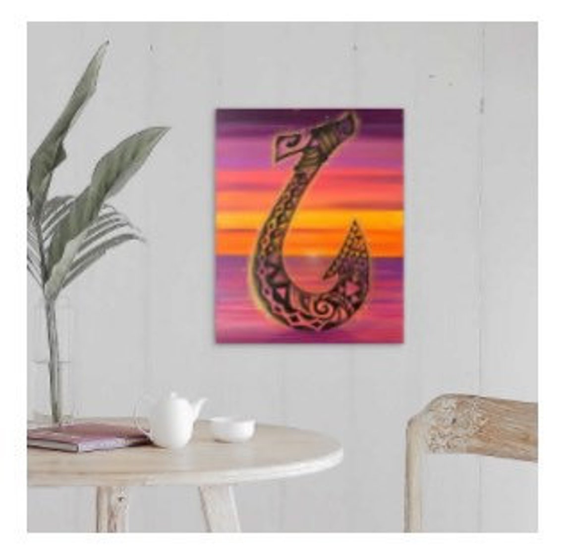 Hawaiian Fish Hook Art - Etsy