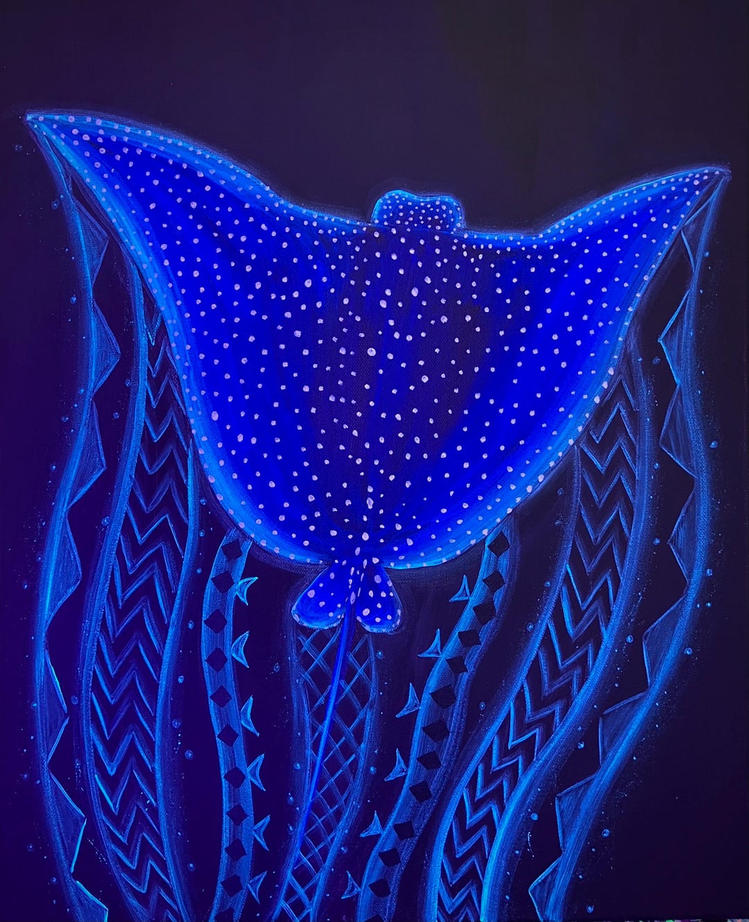 Manta Ray Chuukese Tribal Style - Etsy