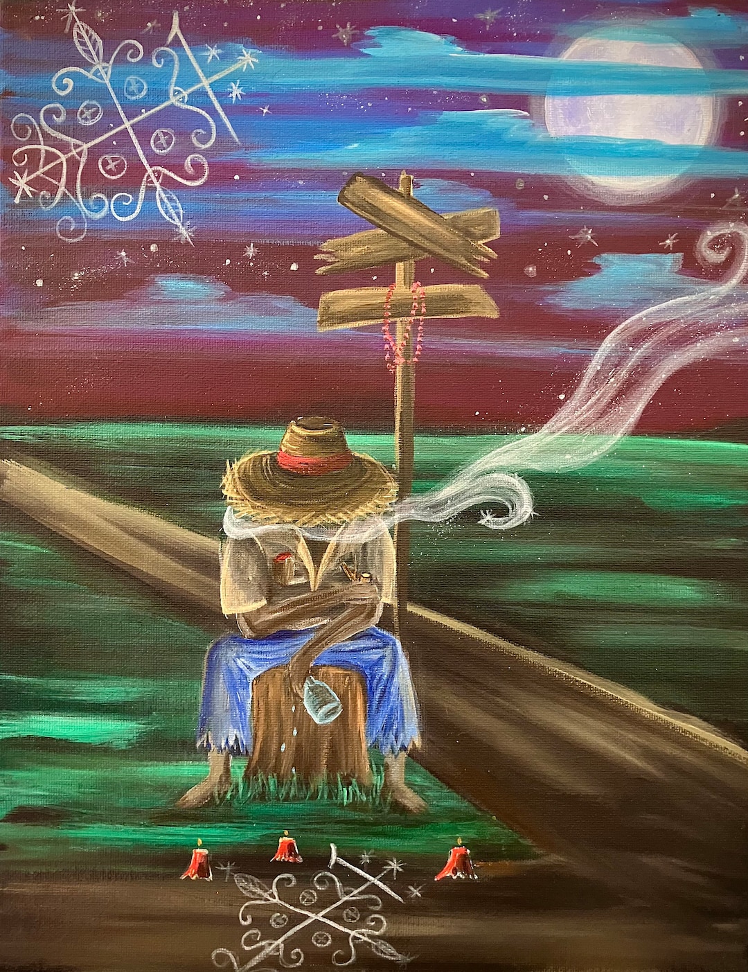 Papa Legba at the Crossroads - Etsy