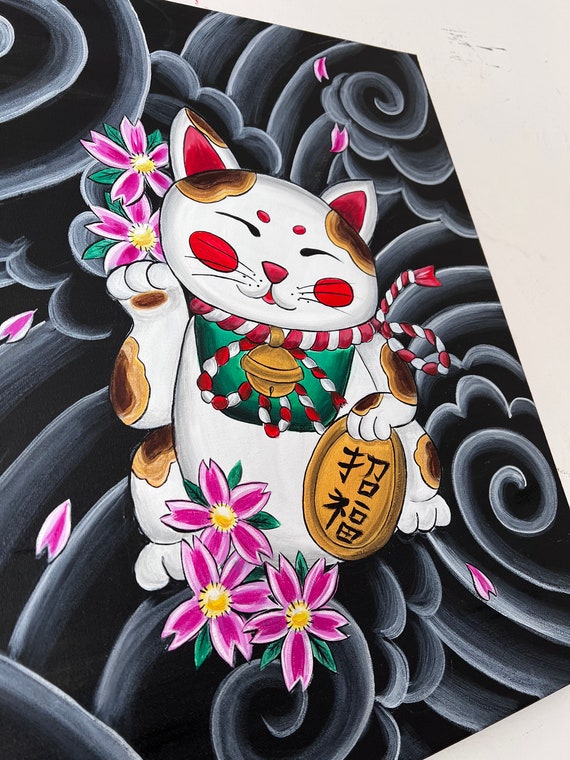 Maneki Neko Illustration