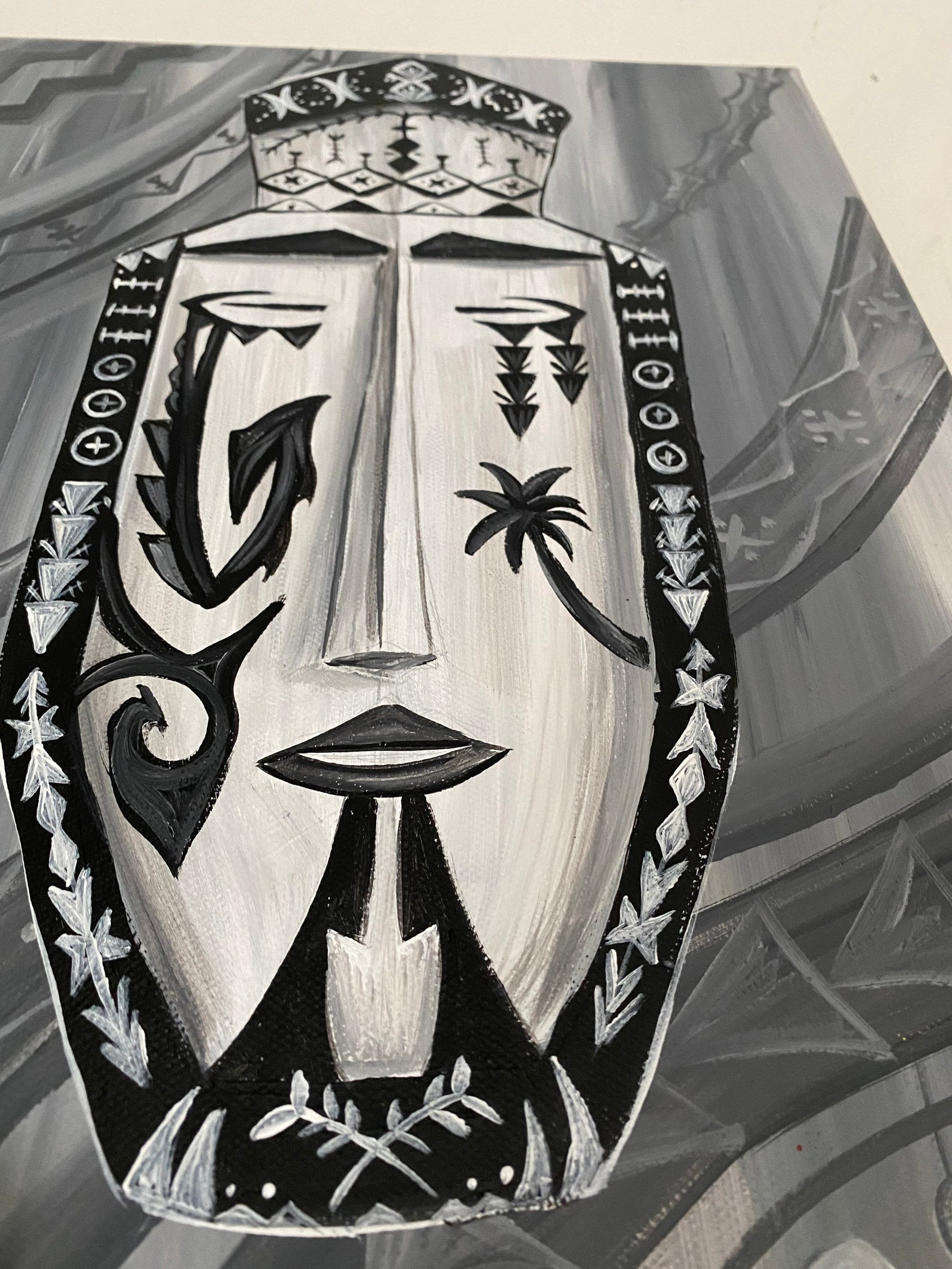 Chuukese Mask Painting - Etsy