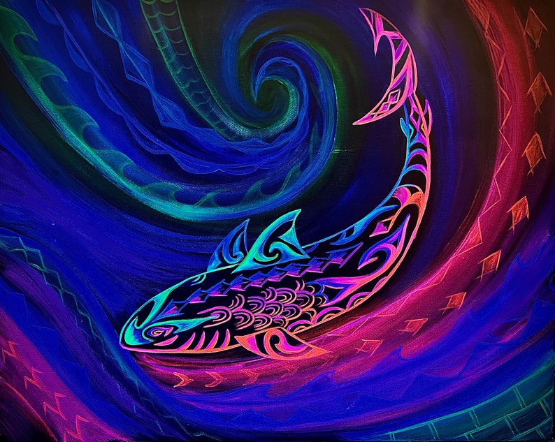 Hawaiian Tribal Shark - Etsy