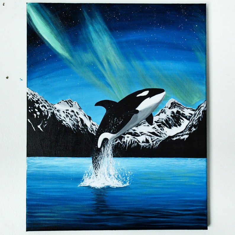 Orca Painting | Etsy