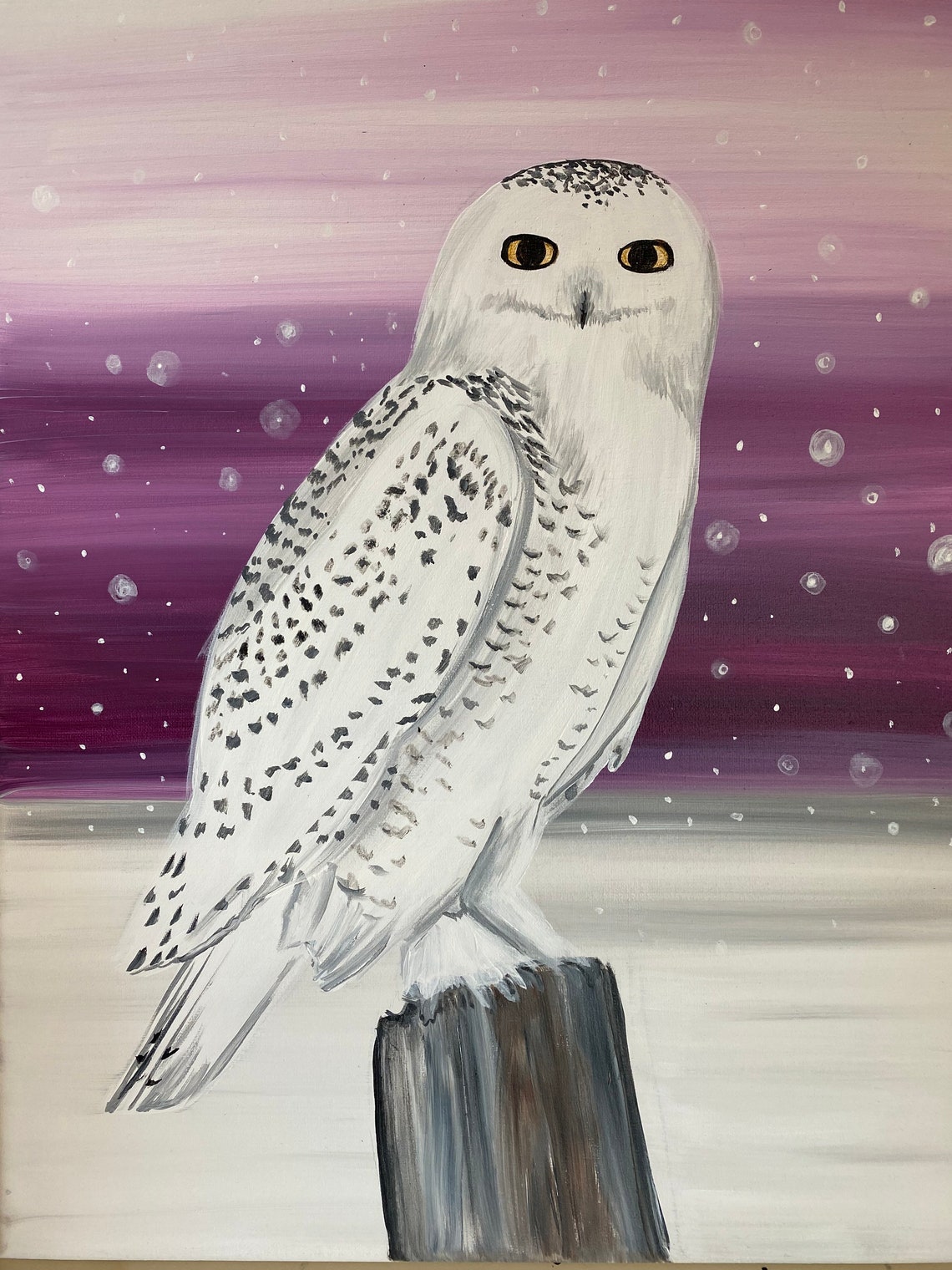 Snowy Owl - Etsy