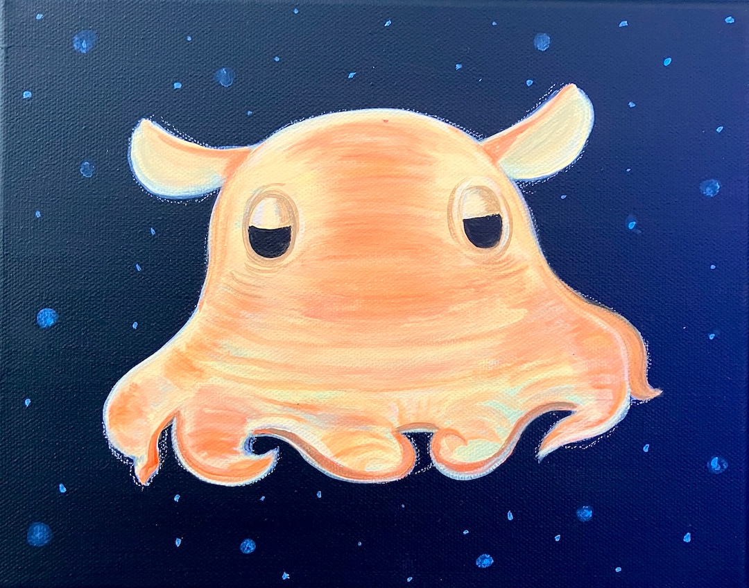 Dumbo Octopus Painting - Etsy