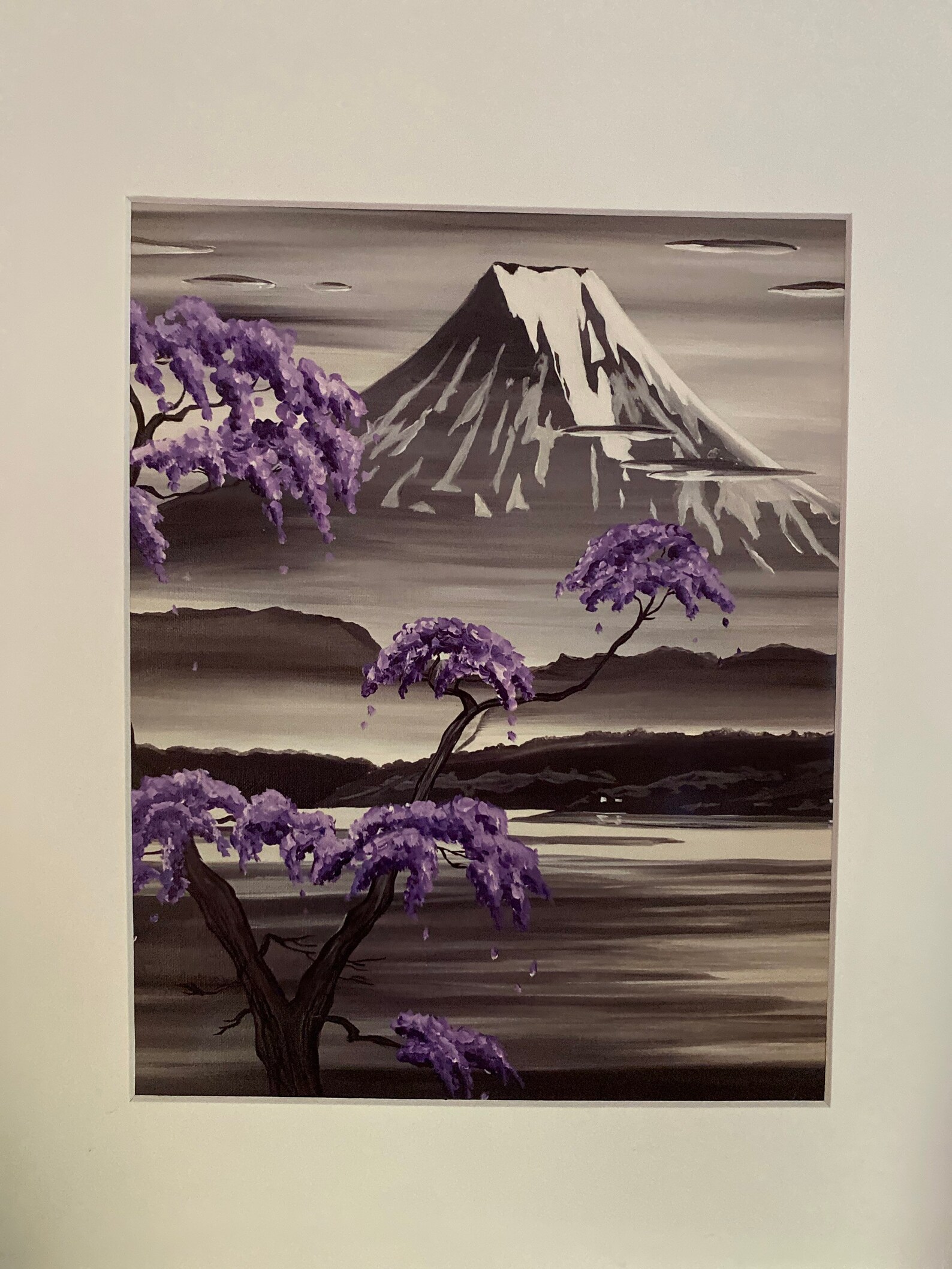 Mount Fuji Painting . - Etsy