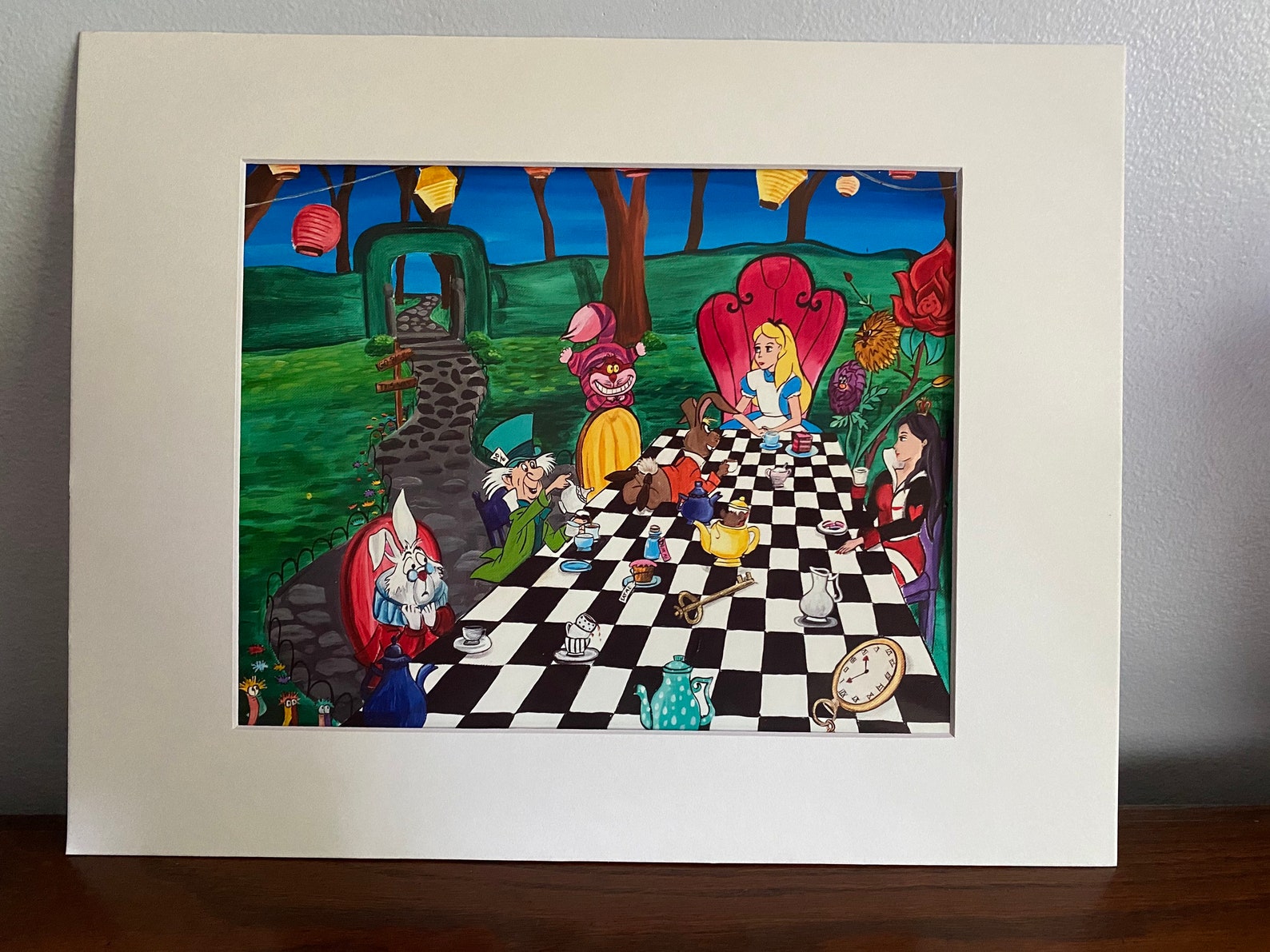 Alice and the Tea Party. - Etsy