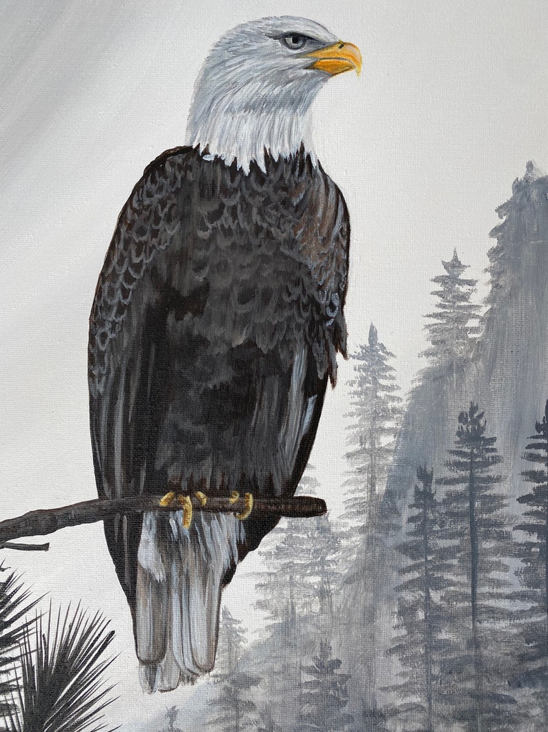 Bald Eagle Painting - Etsy