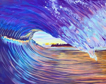 Diamond Head Painting. Original is on Canvas. Acrylic - Etsy