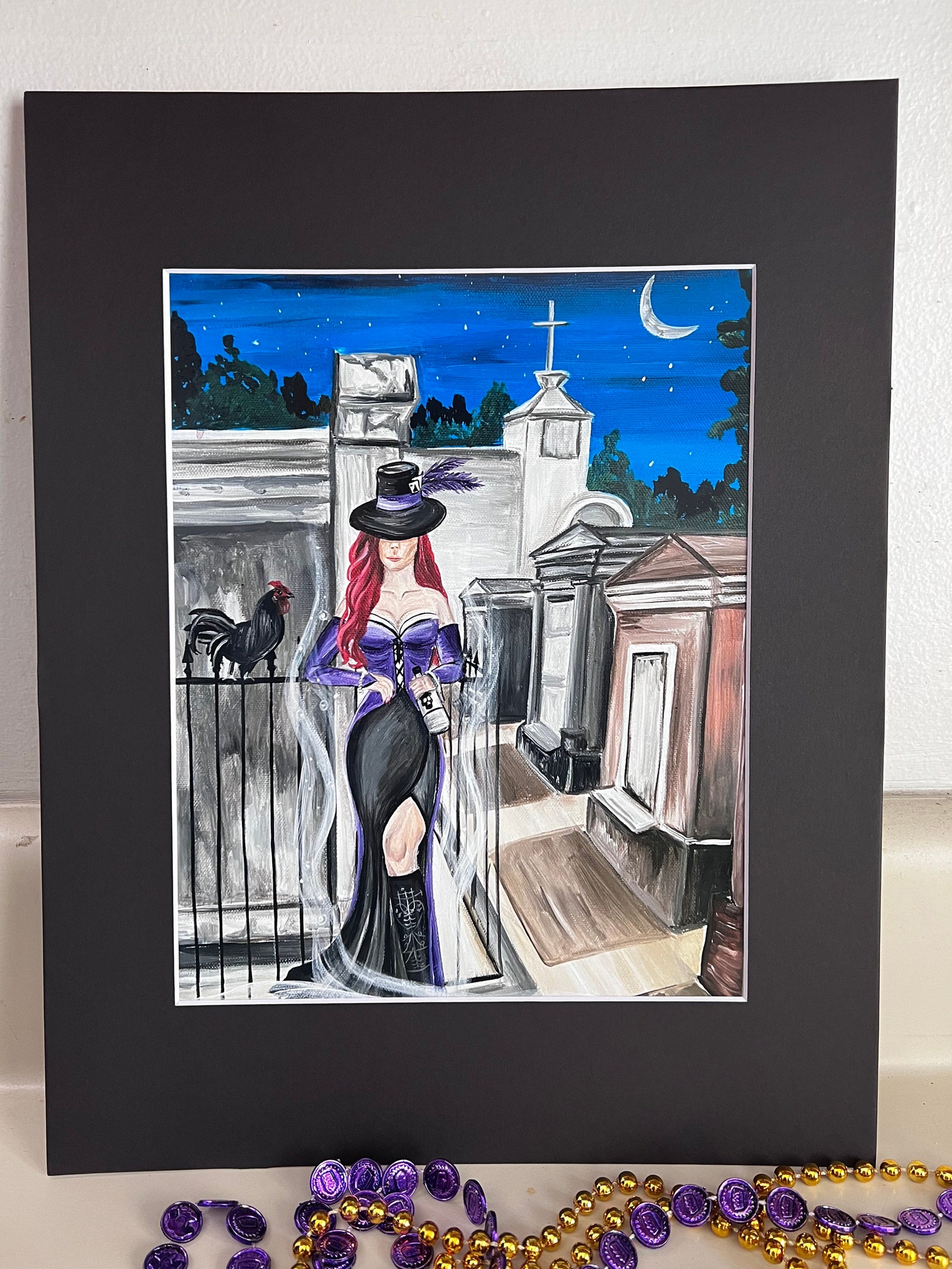 Mamam Brigitte Print: New Orleans Cemetery, Voodoo Loa Art (8x10) - Etsy