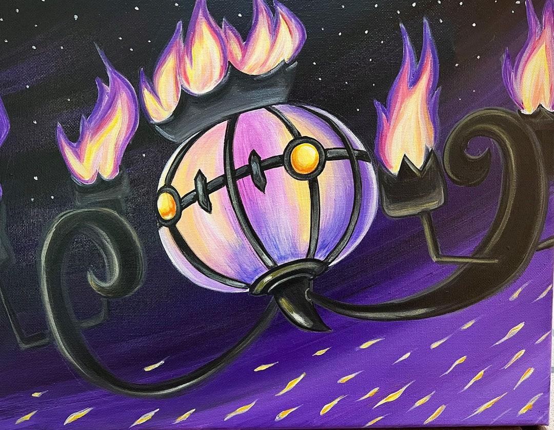 Chandelure Fan Art Etsy